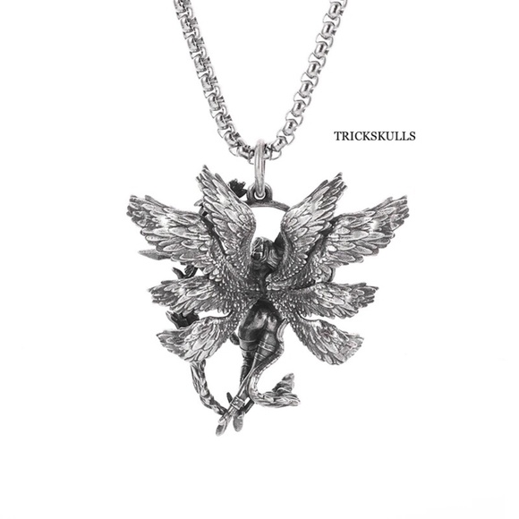 TRICKSKULLS | Jewelry | Modern Vintage Winged Archangel Archer Goddess ...